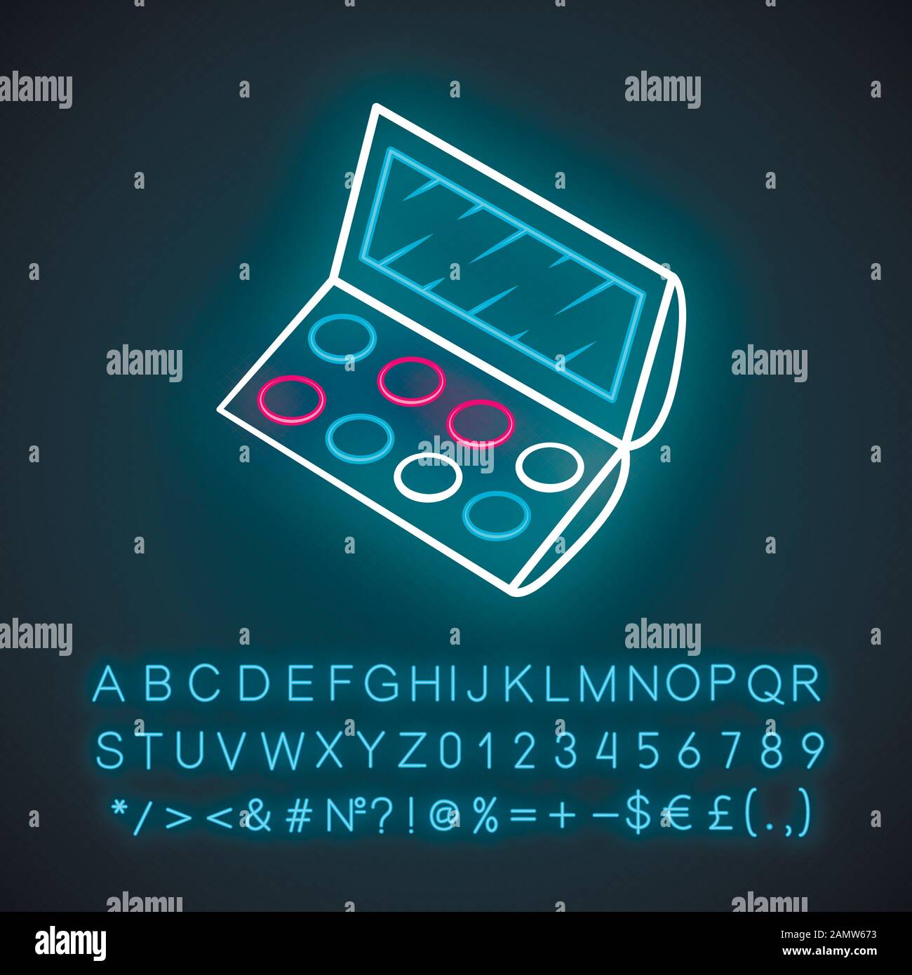 Attributes Icons Numbers