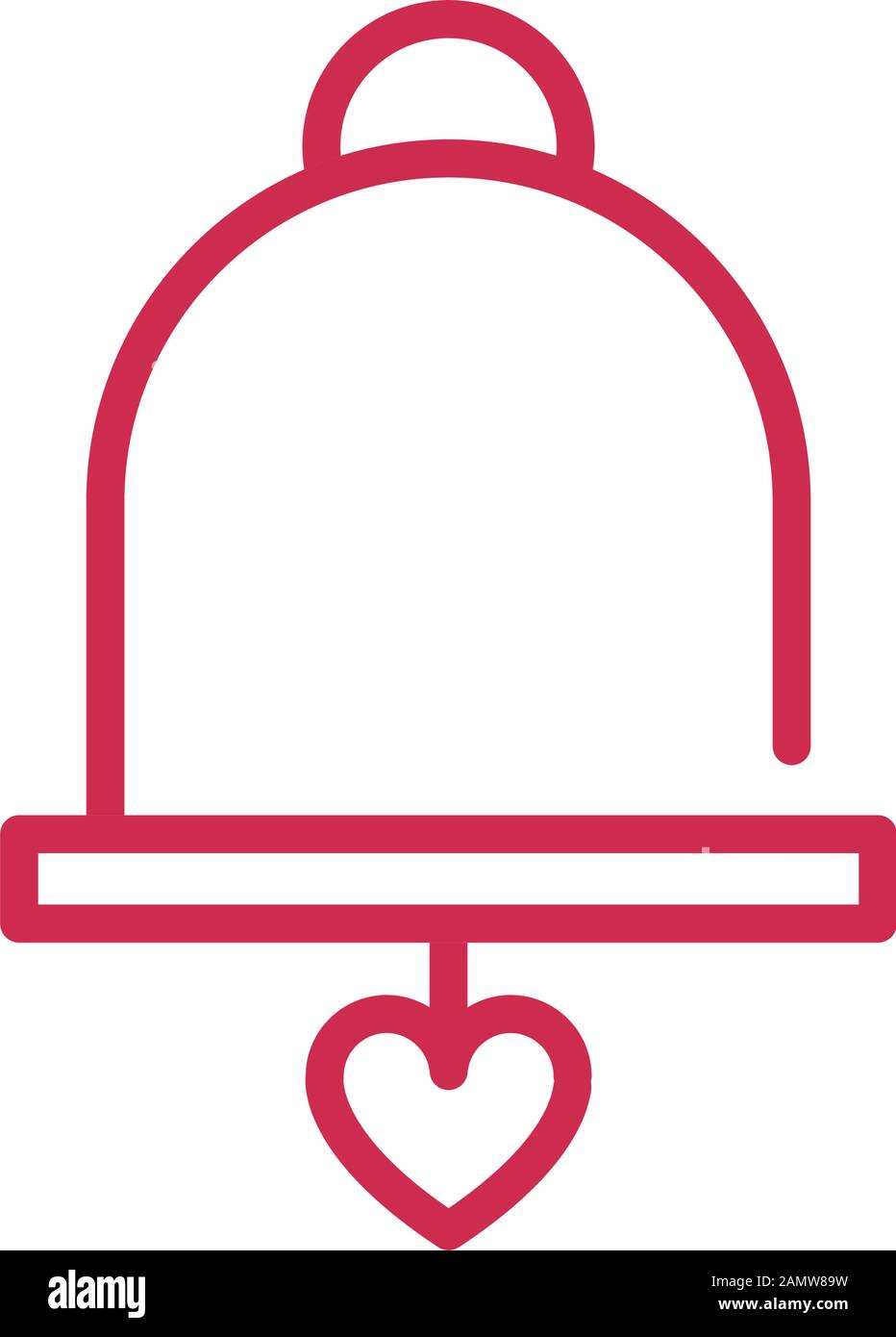 Bell Of Love Stock Vector Images - Alamy