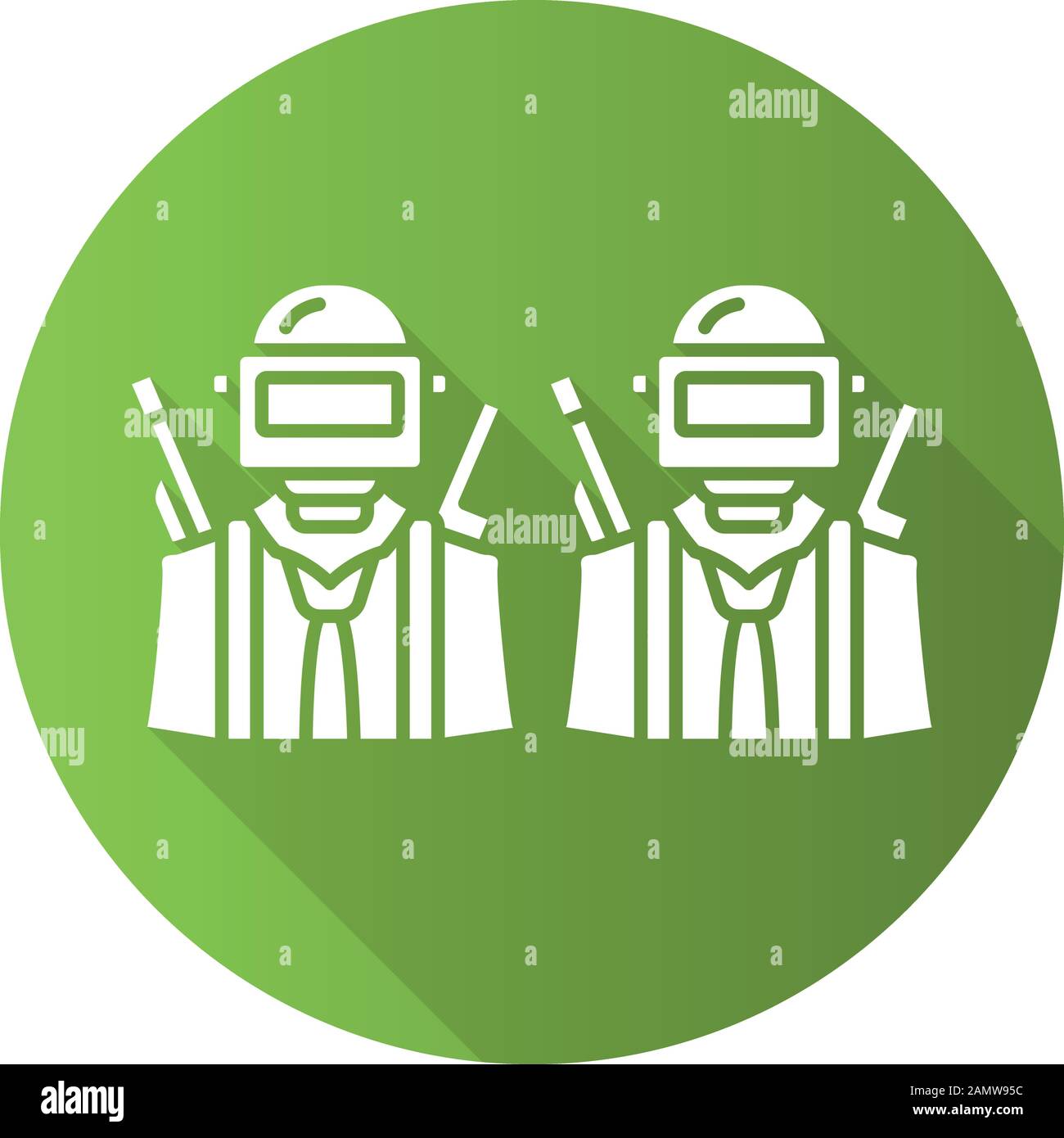 Game soldiers flat design long shadow glyph icon. Virtual video game ...