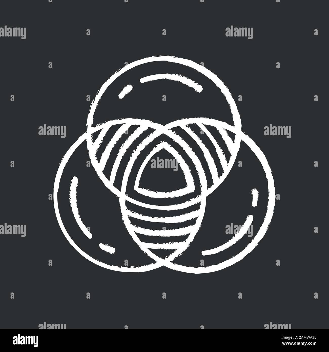 Three overlapping circles Stock Vector Images - Alamy