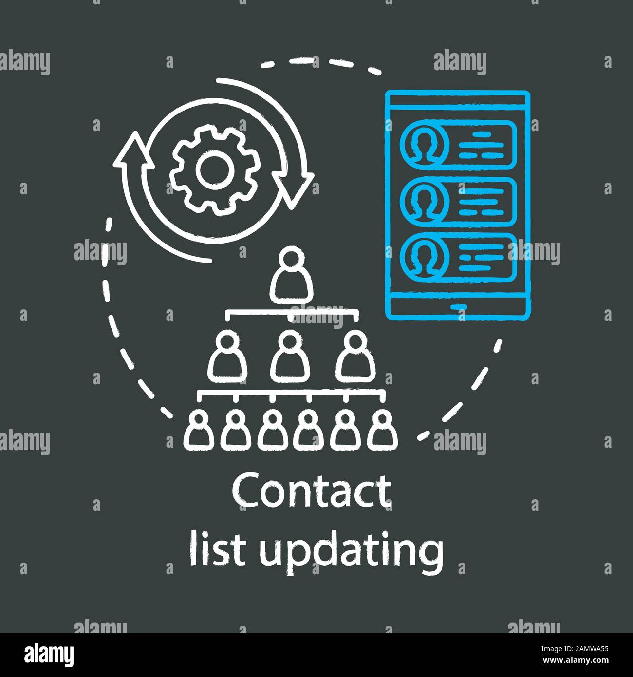 Updating information board Stock Vector Images - Alamy