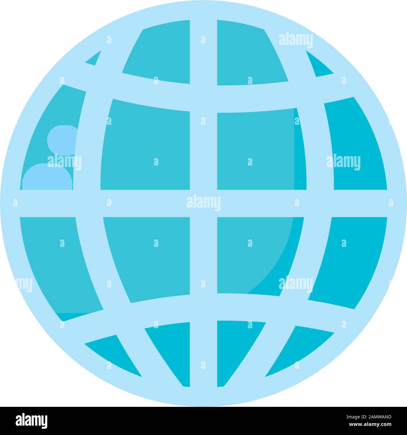 Global sphere design, Communication internet connectivity web ...