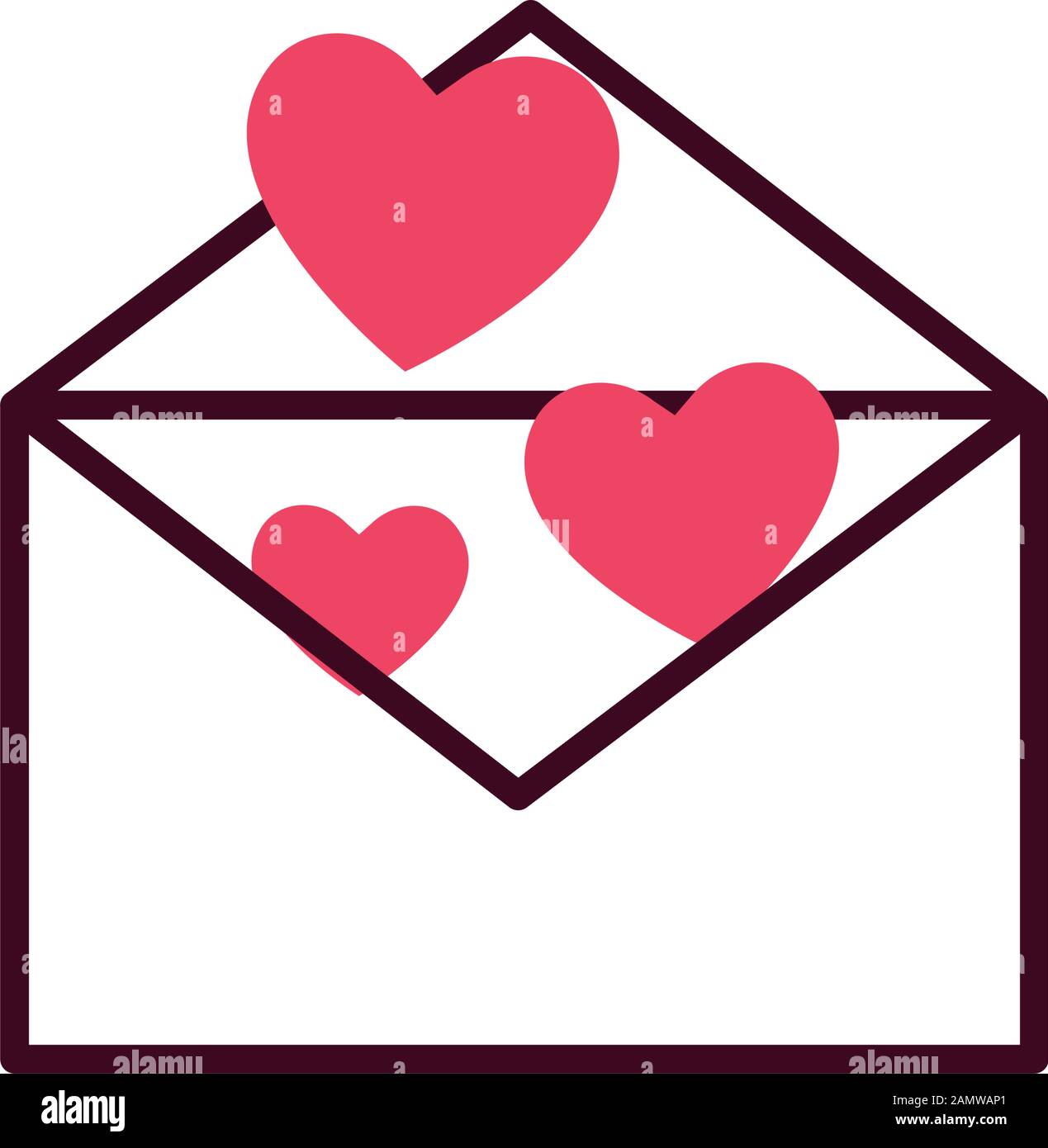 Love card with heart vector design Stock Vector Image & Art - Alamy