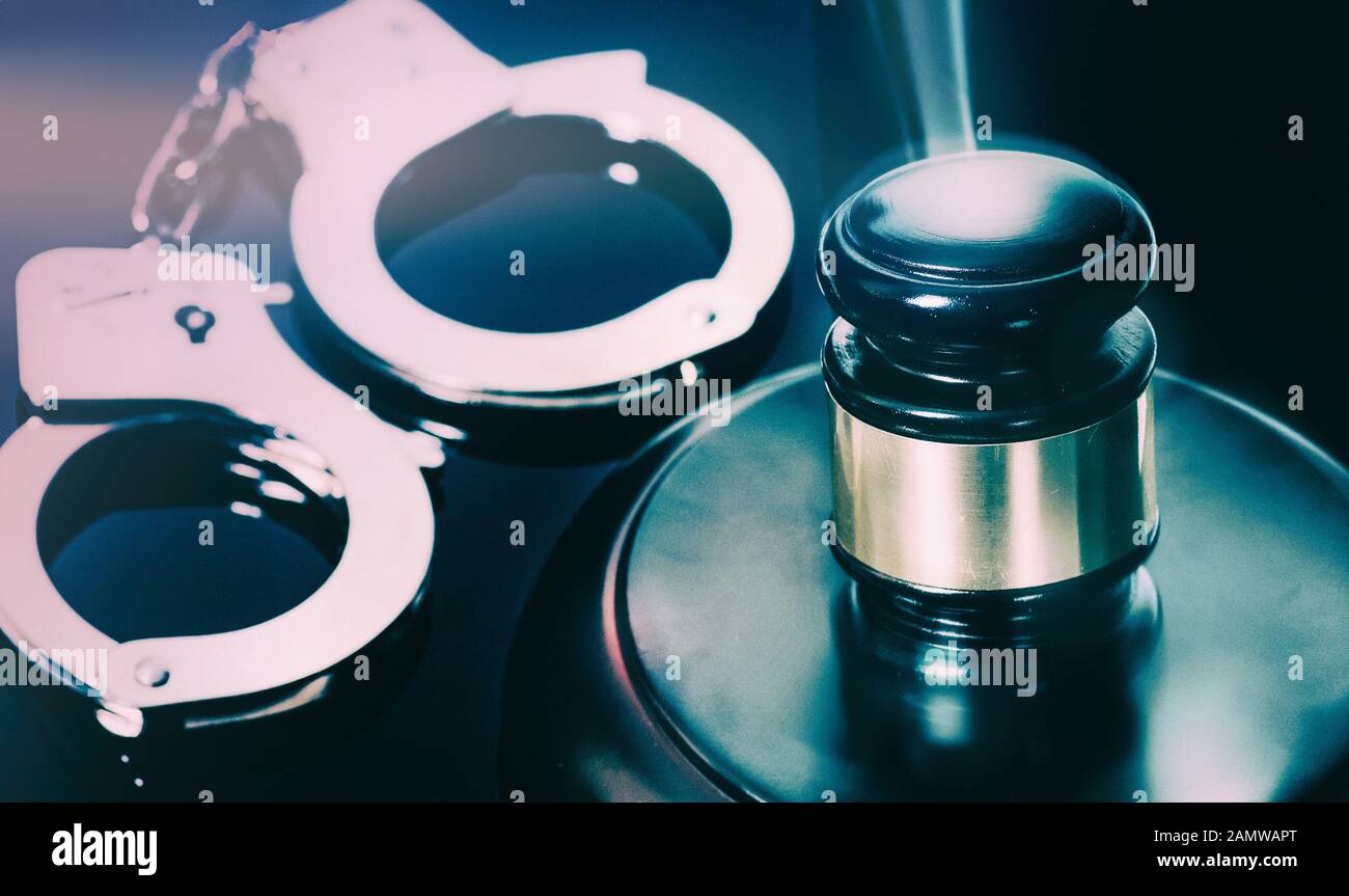 Legal law and crime enforcement image concepts Stock Photo - Alamy