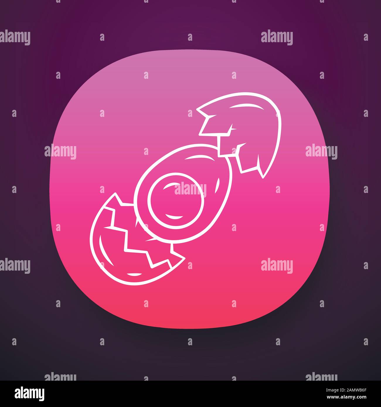 Egg app icon. Salad ingredient. UI/UX user interface. High protein and ...