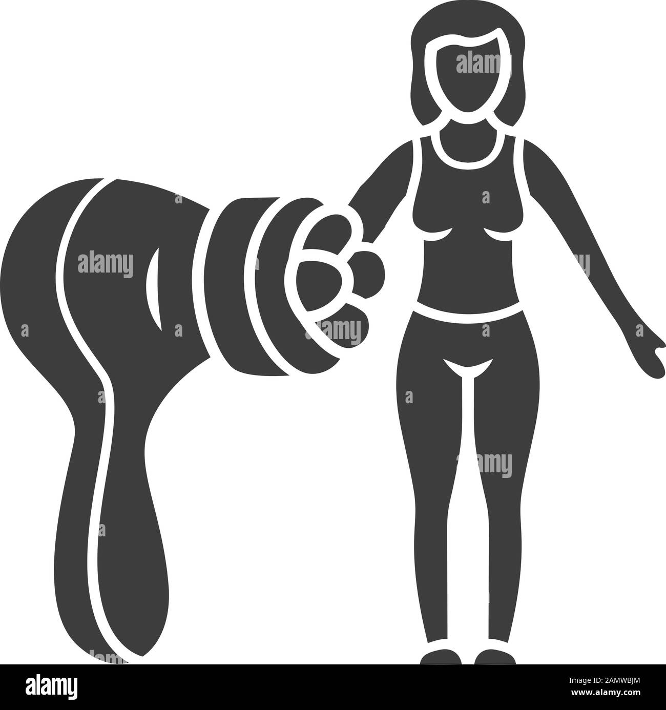Woman massage body shaping Black and White Stock Photos & Images - Alamy