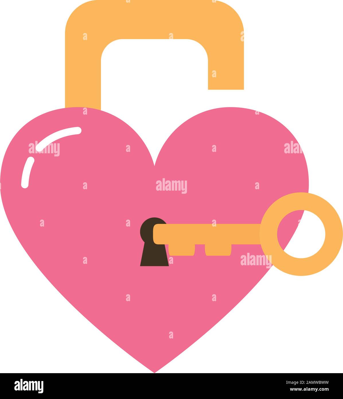 Beautiful padlock Stock Vector Images - Alamy