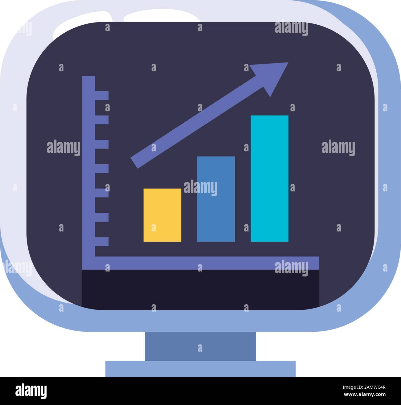 Increase workflow inside computer design, Infographic data information business analytics and ...