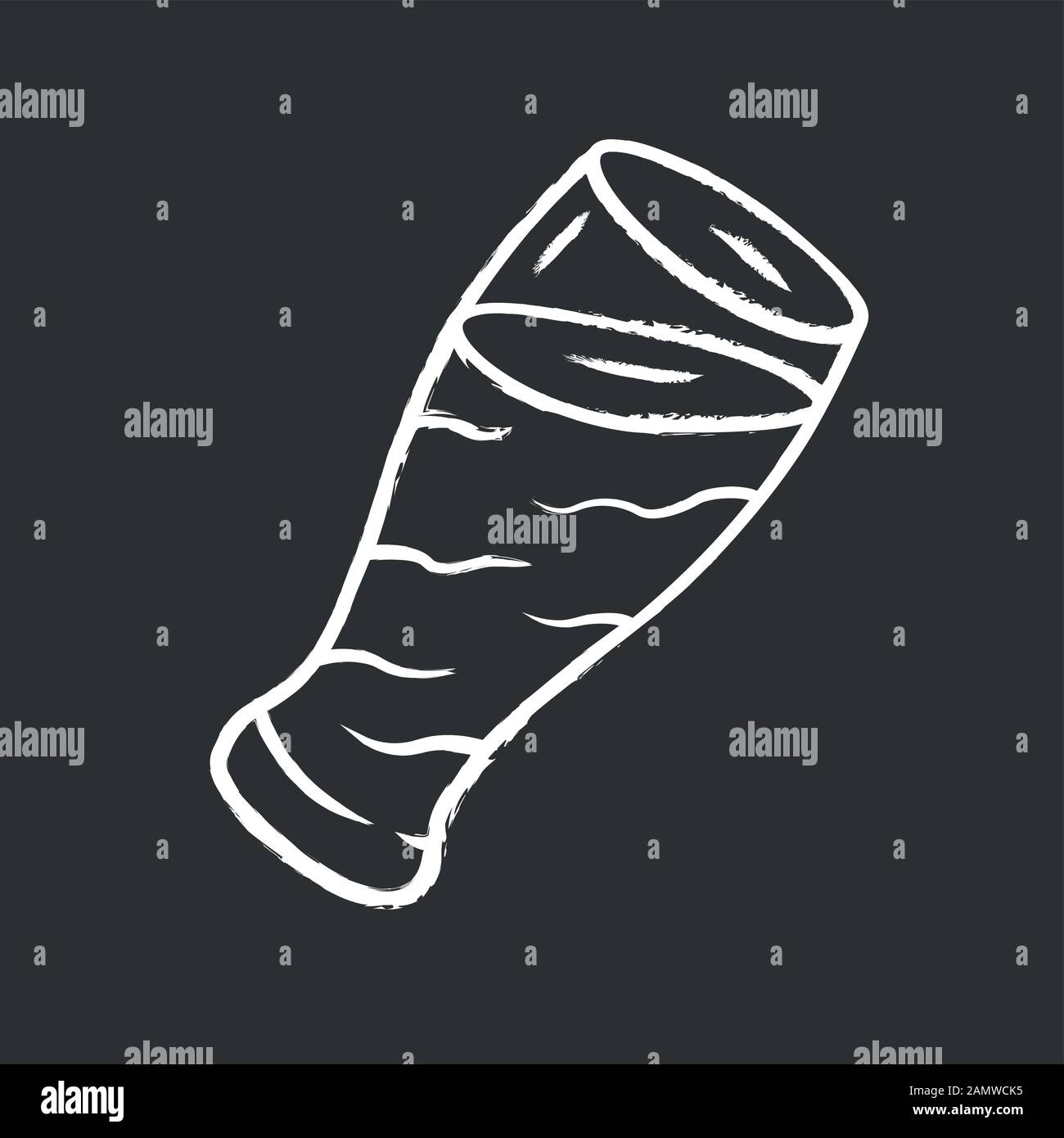 Beer chalk icon. Oktoberfest alcoholic drink. Bar, pub, restaurant ...