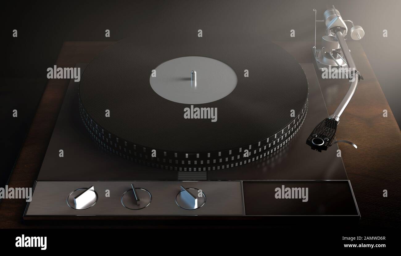 Studio shot of a vintage record player hi-res stock photography and ...