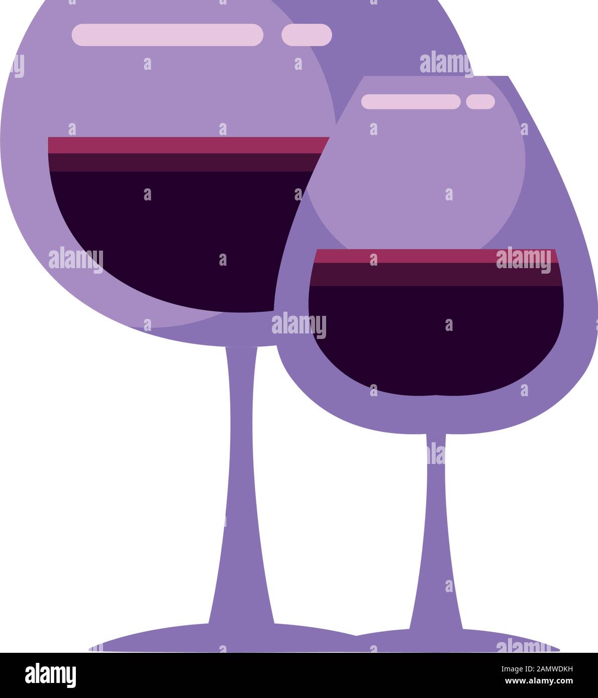 Wine cups design of Winery alcohol drink beverage restaurant ...