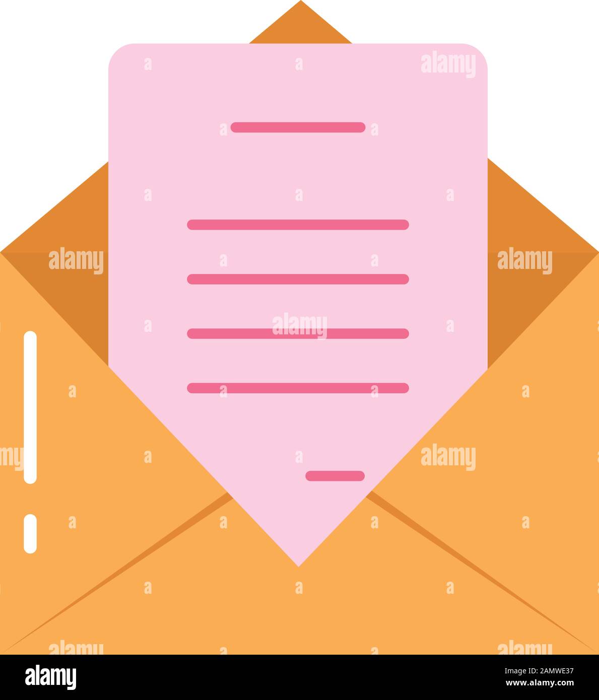 Isolated envelope message vector design Stock Vector Image & Art - Alamy