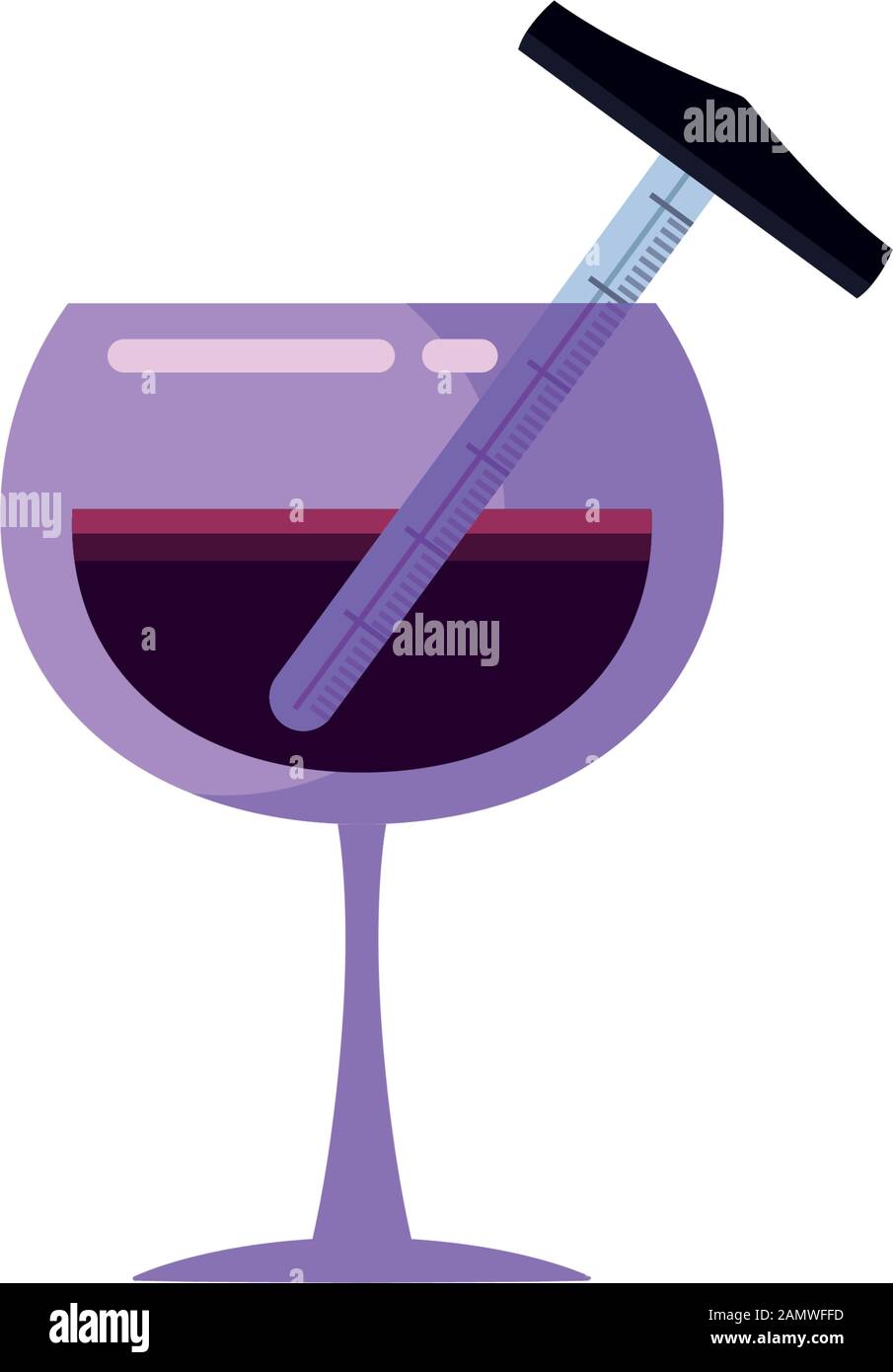 Wine cup and measurer design of Winery alcohol drink beverage ...