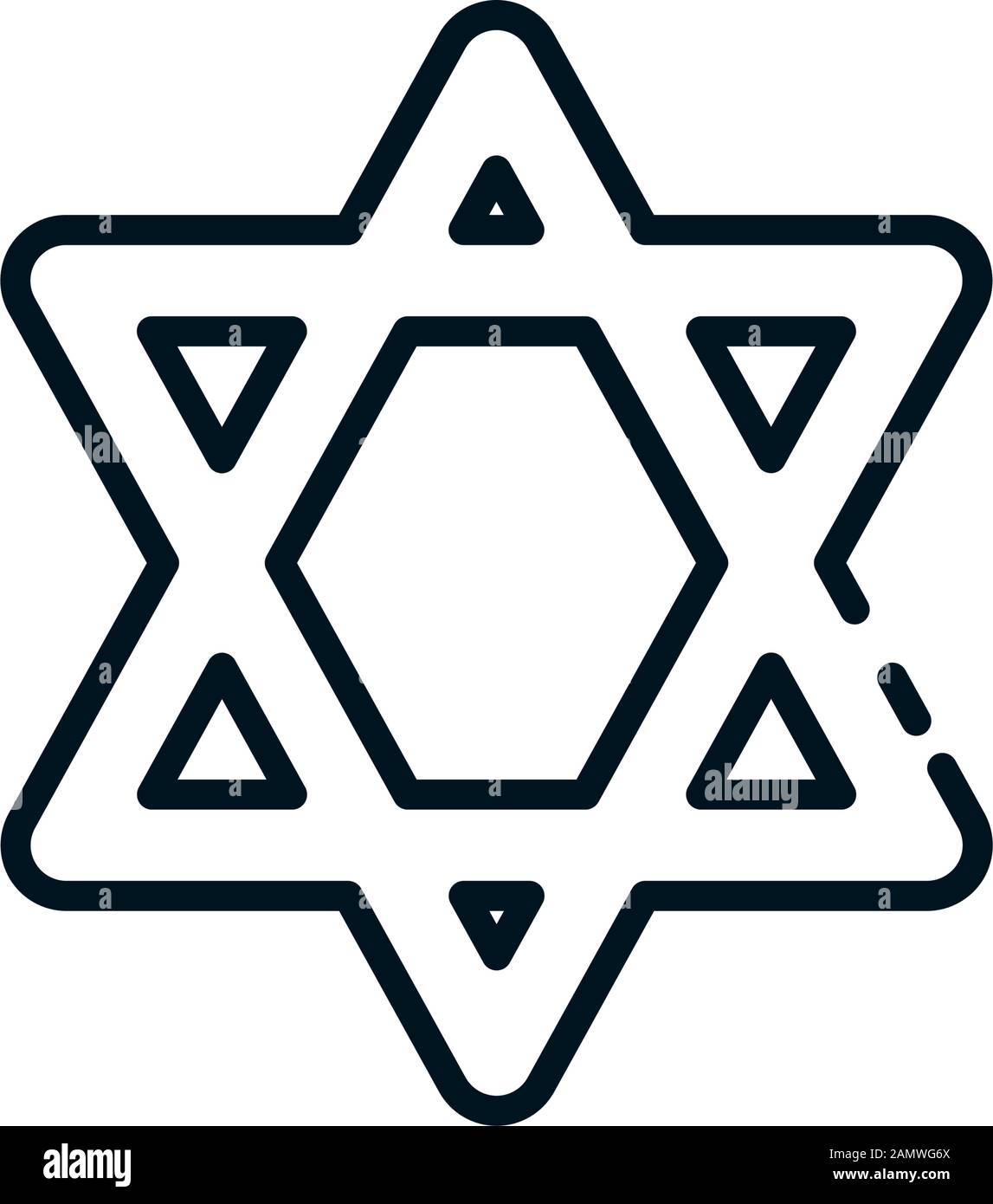 Judaism star of david symbol vector design Stock Vector Image & Art - Alamy