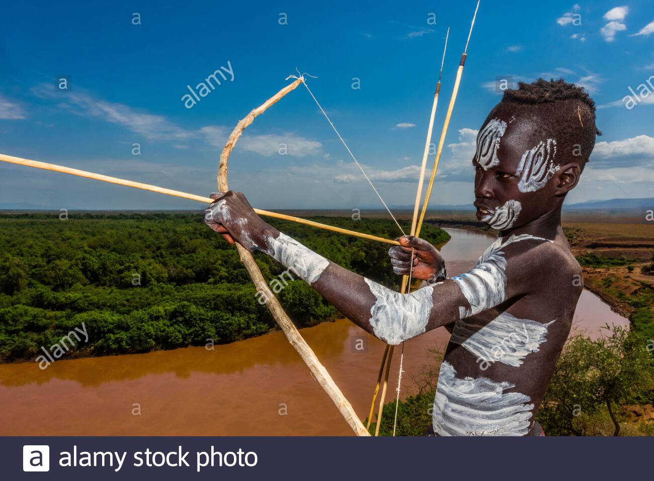Boy Archery Bow Arrow Stock Photos & Boy Archery Bow Arrow Stock Images ...