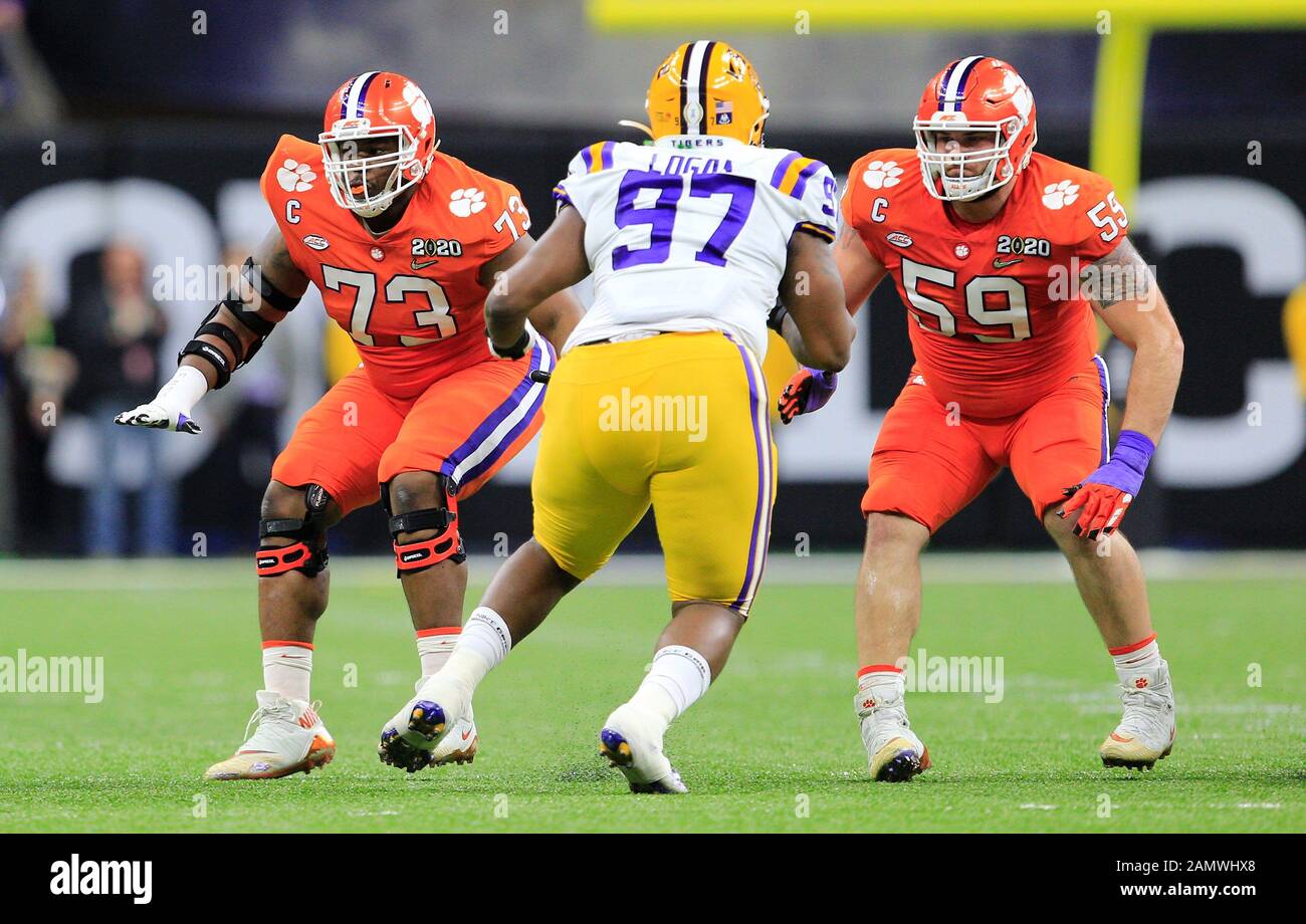 Louisiana state university offensive lineman hi-res stock photography ...