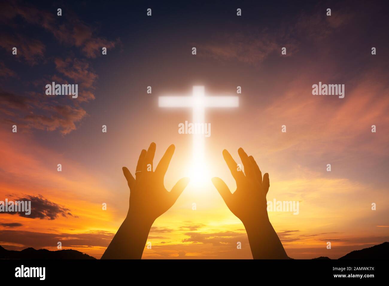 Worship Background Hands