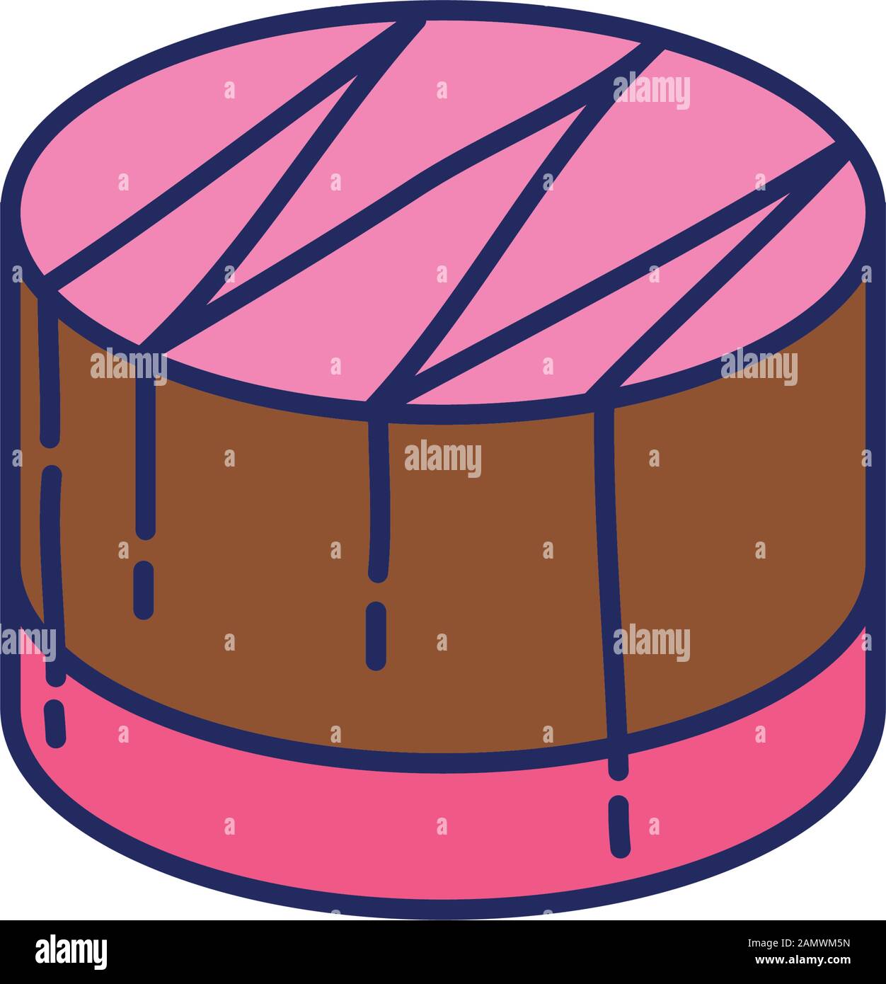 Hotcake illustration Stock Vector Images - Alamy