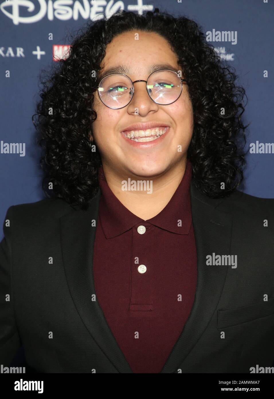 Hollywood, Ca. 14th Jan, 2020. Nathan Arenas, at the Premiere Of Disney ...