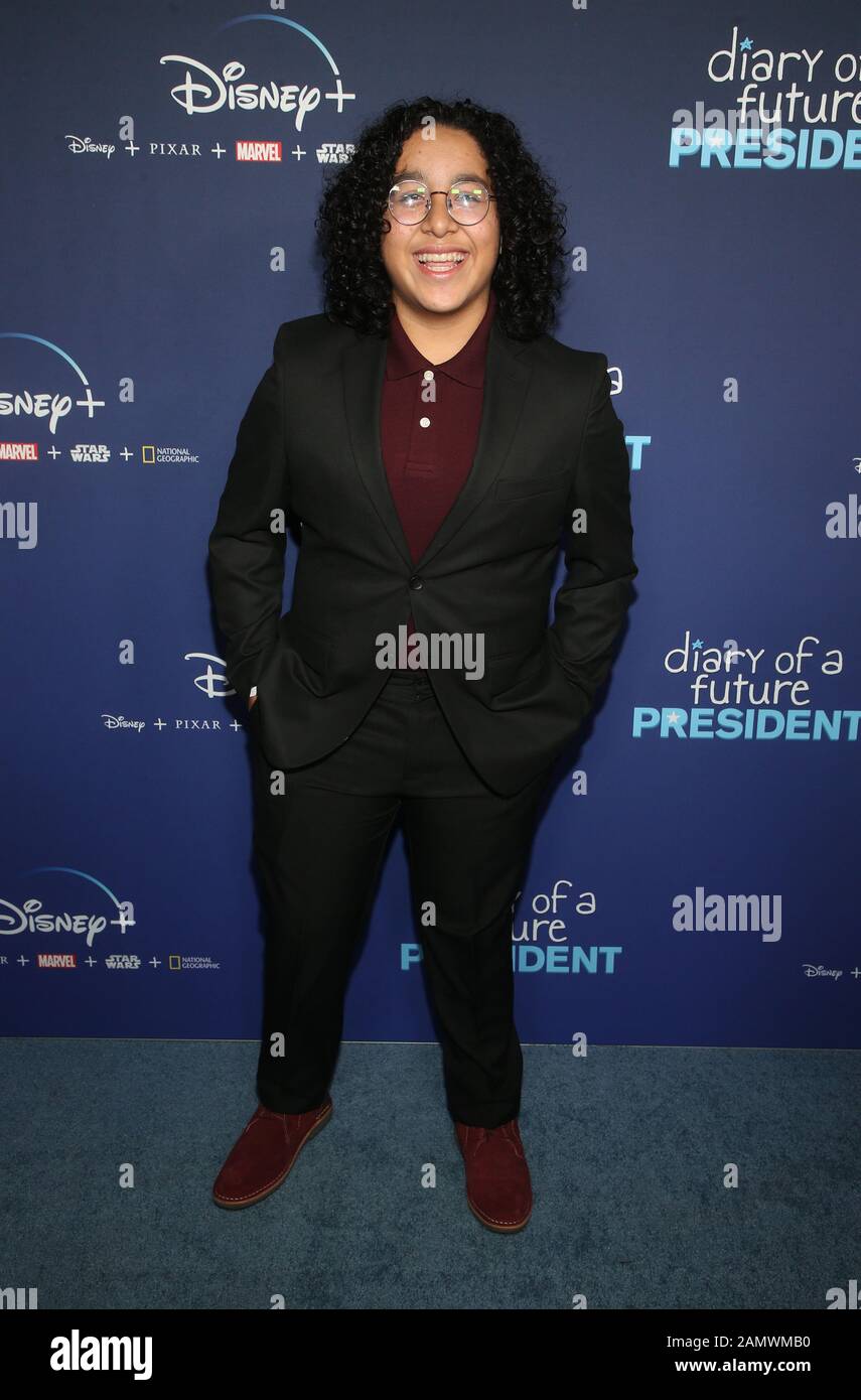 Hollywood, Ca. 14th Jan, 2020. Nathan Arenas, at the Premiere Of Disney ...