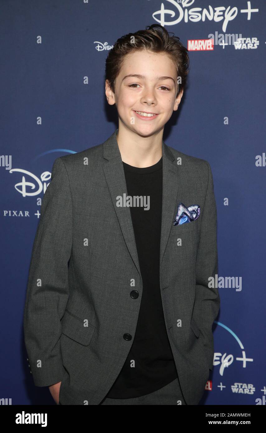 Hollywood, Ca. 14th Jan, 2020. Tiernan Jones, at the Premiere Of Disney ...