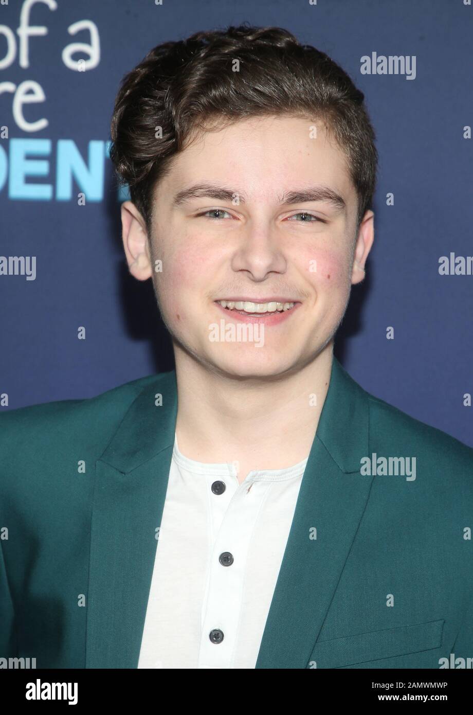 Hollywood, Ca. 14th Jan, 2020. Kyan Zielinski, at the Premiere Of ...