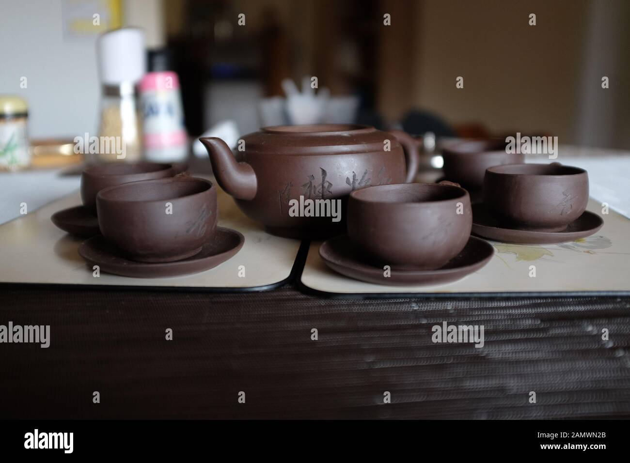 Purple Clay Tea Set High Resolution Stock Photography and Images - Alamy