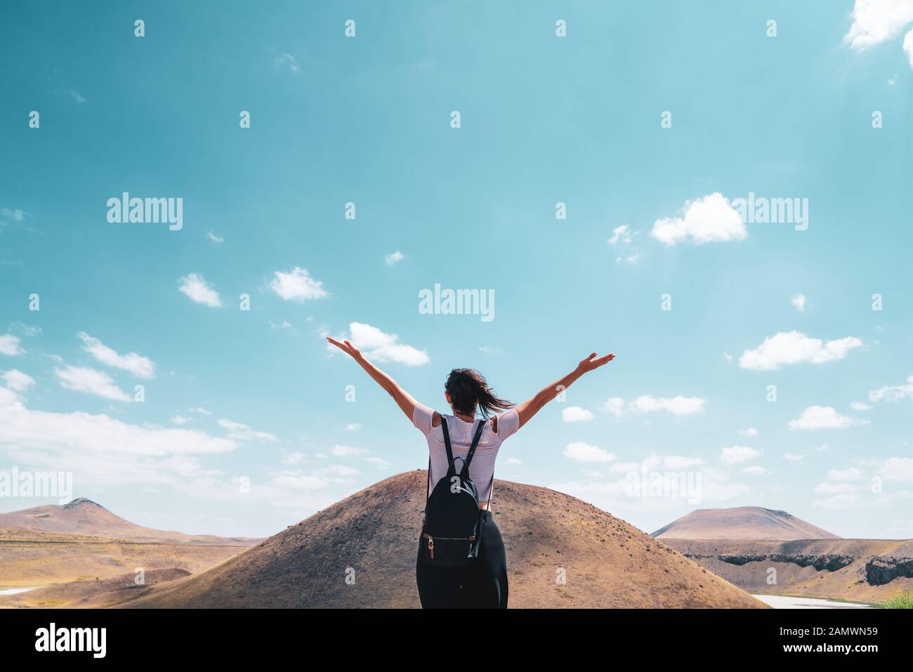 Wide view tourist explorer hiking hi-res stock photography and images ...