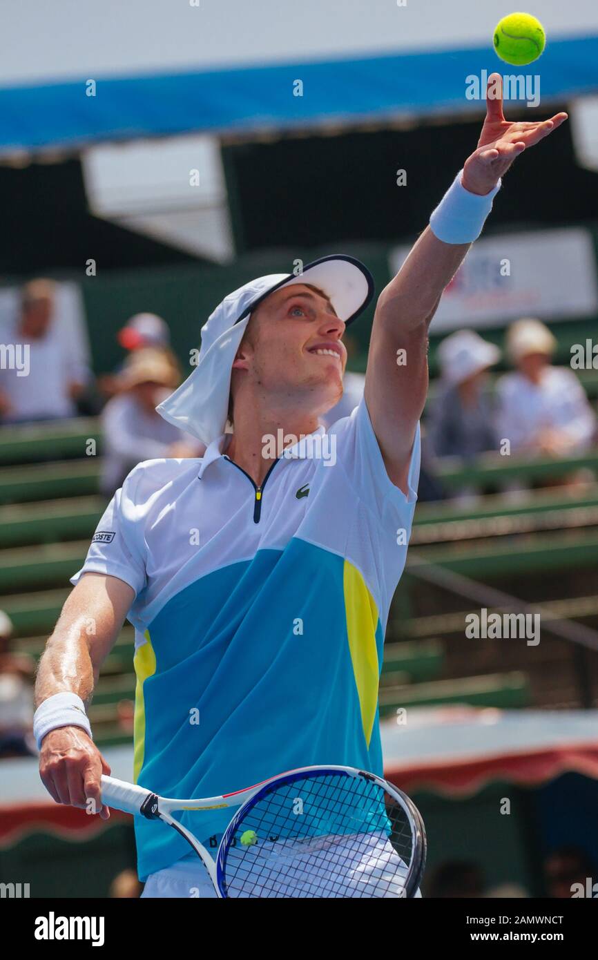 January 15, 2020: MELBOURNE, AUSTRALIA - JANUARY 15, 2020: Marc Polmans ...