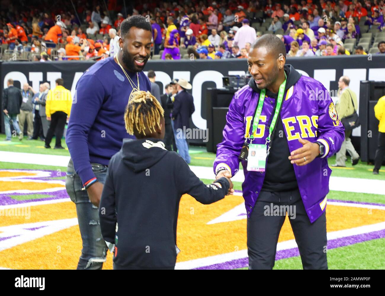 New Orleans, United States. 13th Jan, 2020. Former LSU Tigers and NFL ...