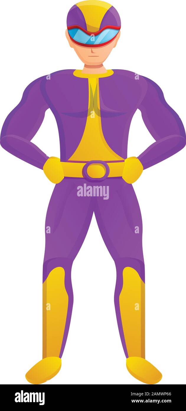 Power superhero icon. Cartoon of power superhero vector icon for web ...