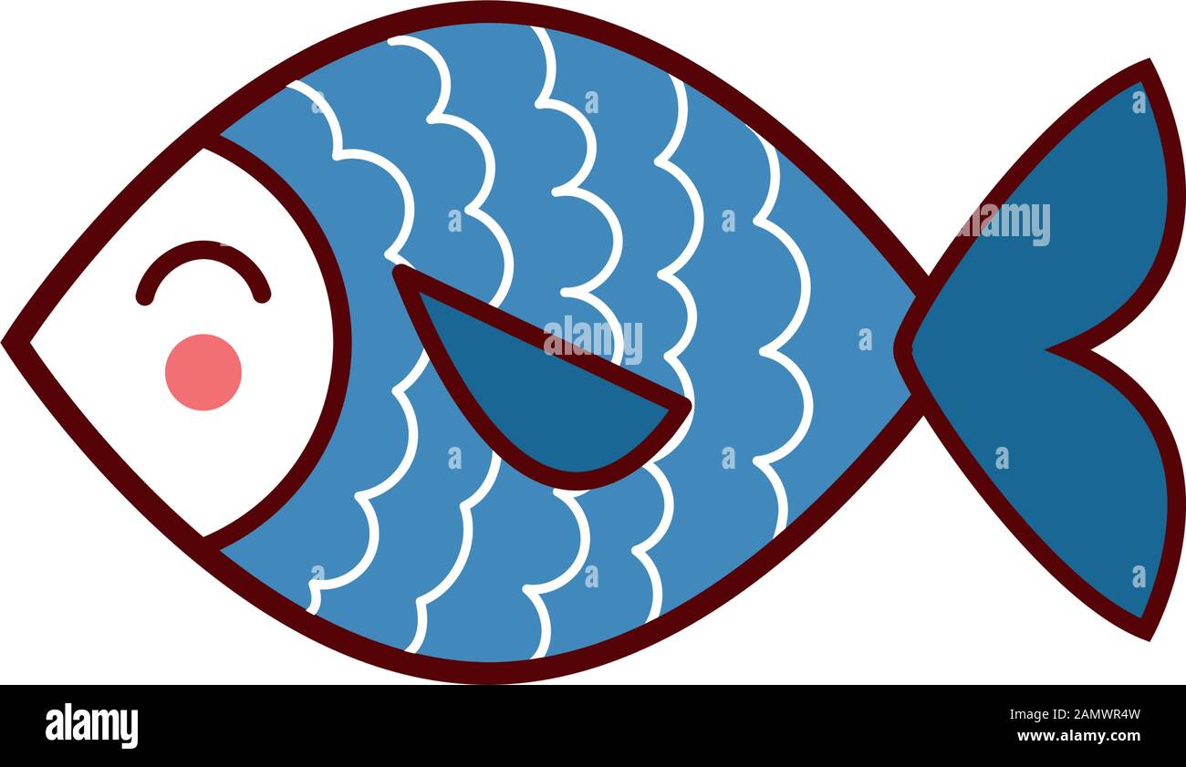 Comical fish Stock Vector Images - Alamy