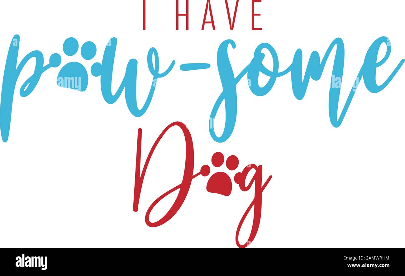Paw font Cut Out Stock Images & Pictures - Alamy
