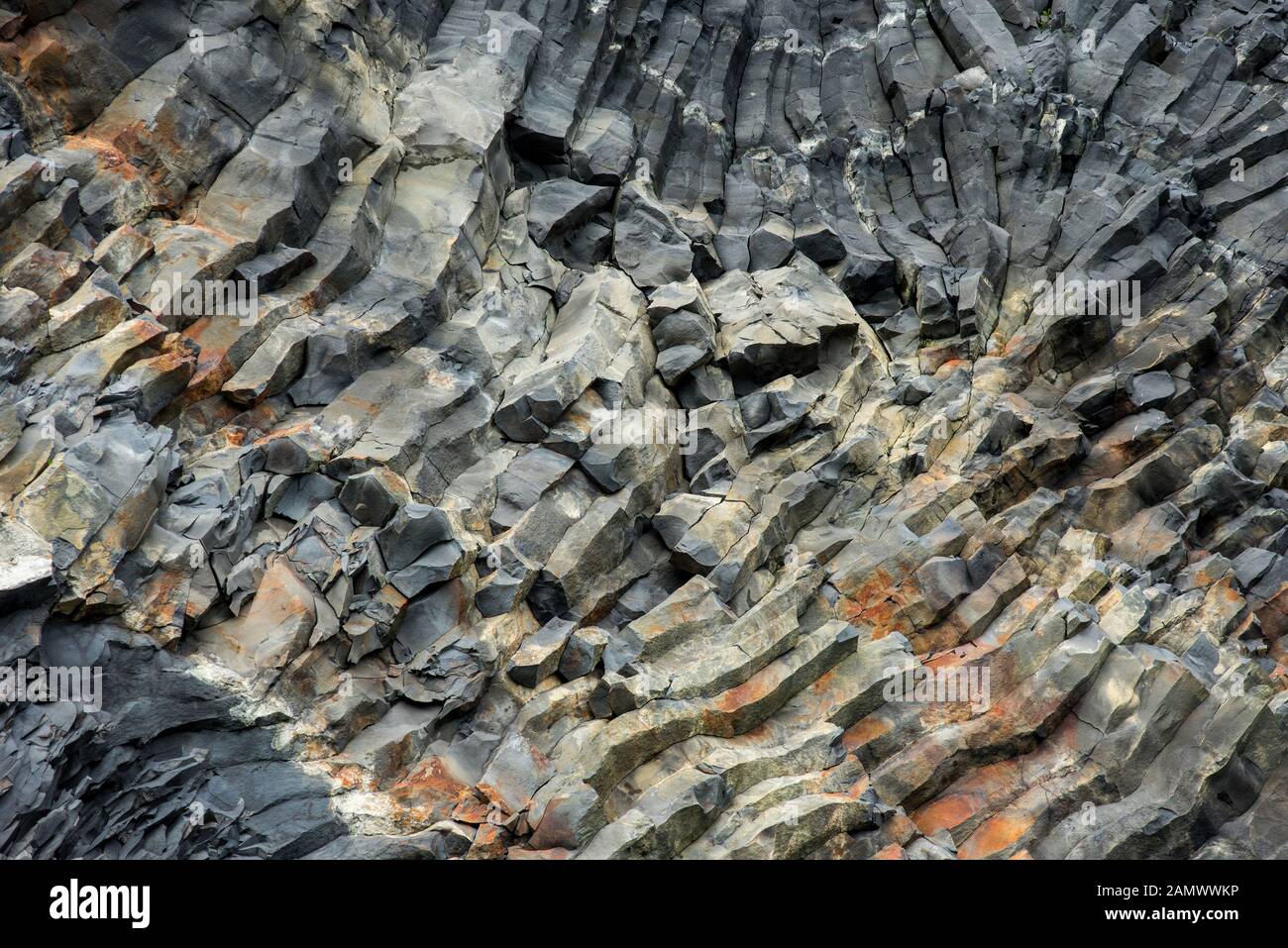 Columnar basalt columns hexagon geology geological hi-res stock ...