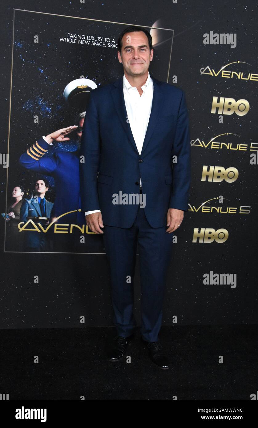 Los Angeles, California, USA 14th January 2020 Actor Andy Buckley attends HBO's 'Avenue 5 ...