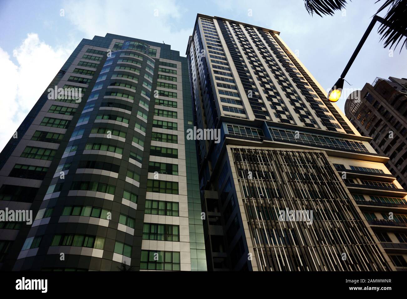 Pasig City, Philippines - January 11, 2020: Commercial and residential ...