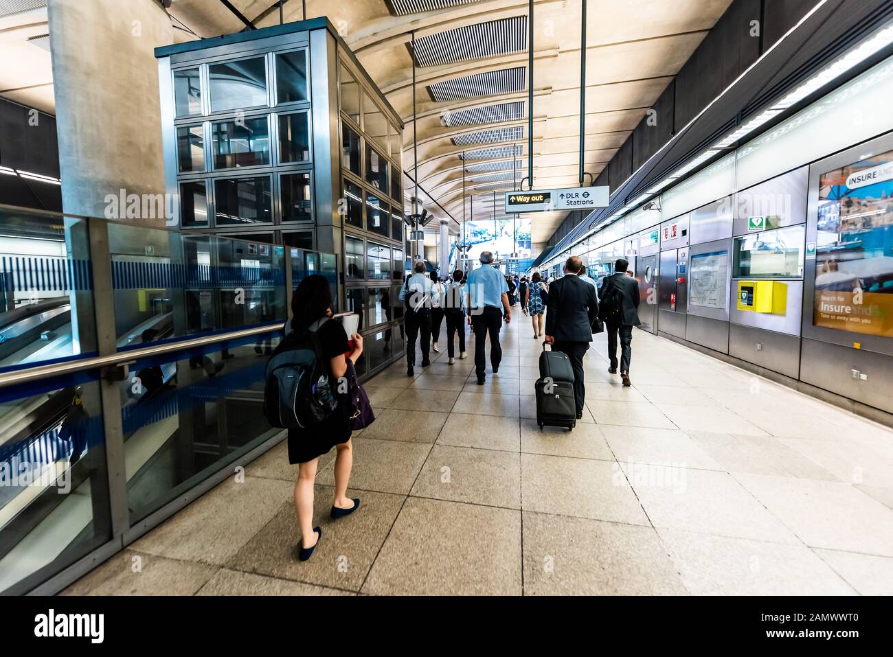 Dlr train interior hi-res stock photography and images - Alamy