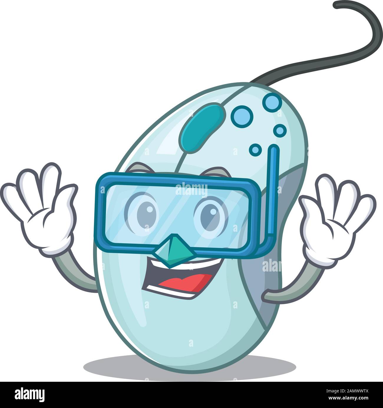 Swimming mouse Stock Vector Images - Alamy