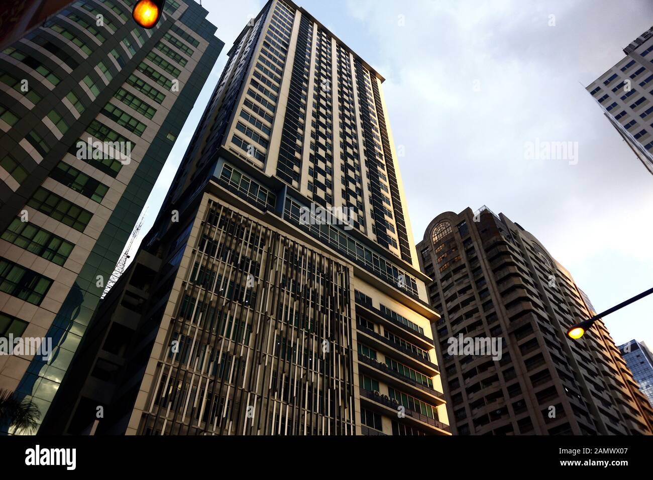 Pasig City, Philippines - January 11, 2020: Commercial and residential ...