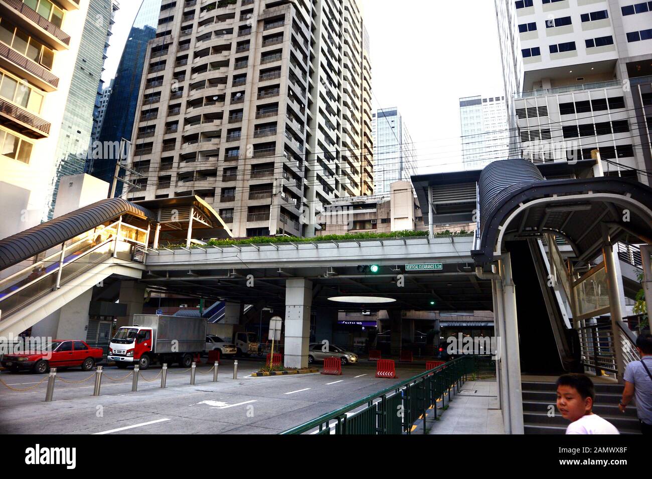 Pasig City, Philippines - January 11, 2020: Commercial and residential ...