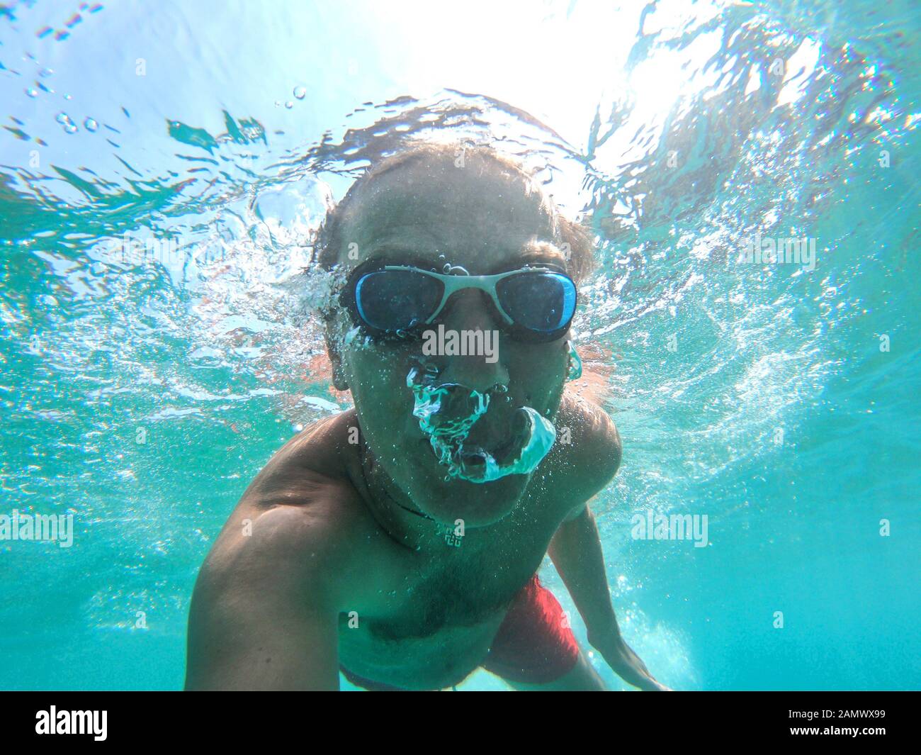 Nose bubble hi-res stock photography and images - Alamy