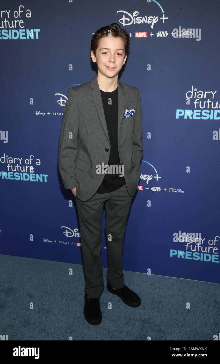 Hollywood, California, USA. 14th Jan, 2020. Tiernan Jones. Premiere Of ...