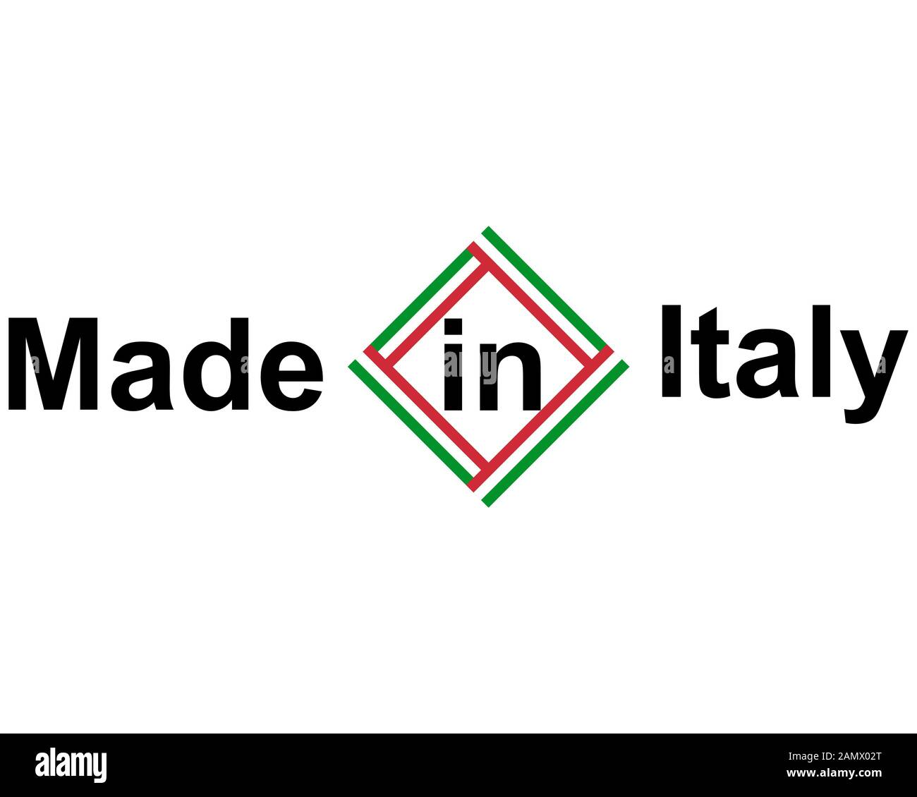 Quality seal made in Italy Stock Photo - Alamy