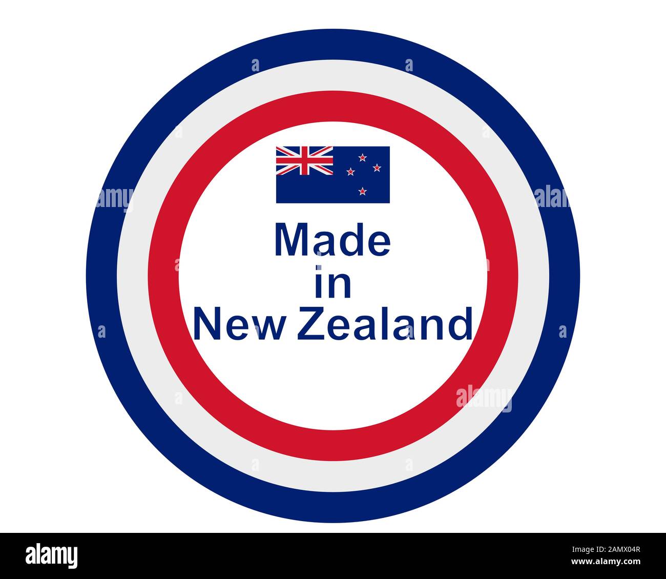 Quality seal made in New Zealand Stock Photo - Alamy