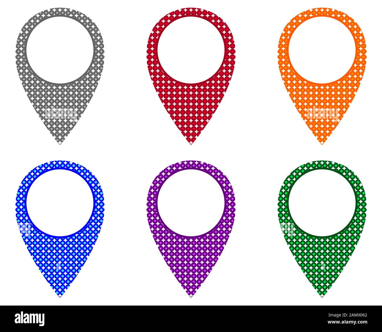 Dots in various colors hi-res stock photography and images - Alamy