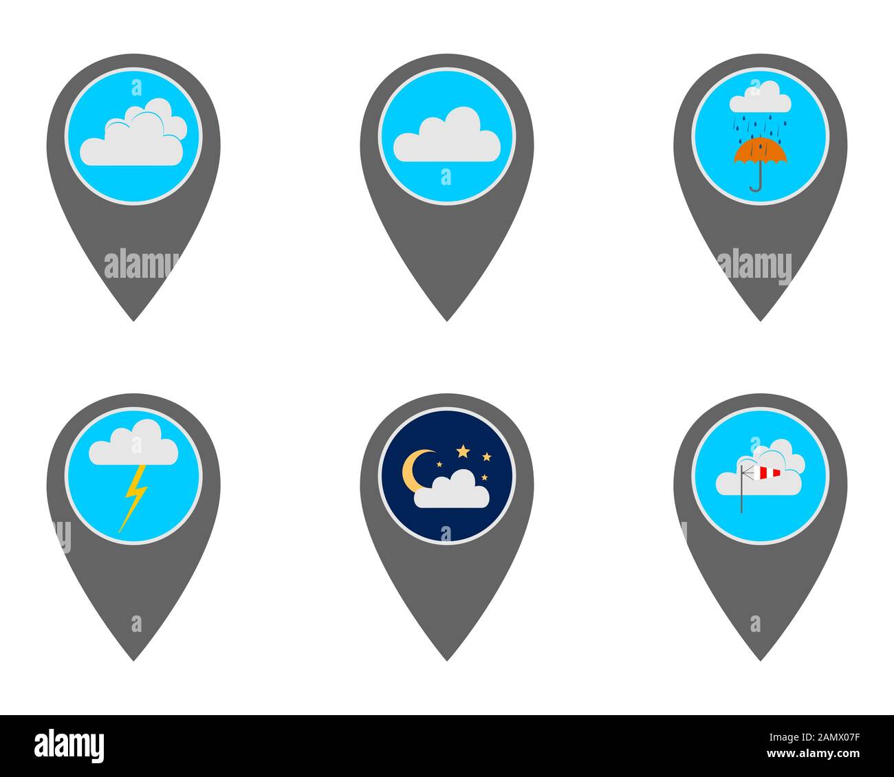 Fair weather symbols hi-res stock photography and images - Alamy