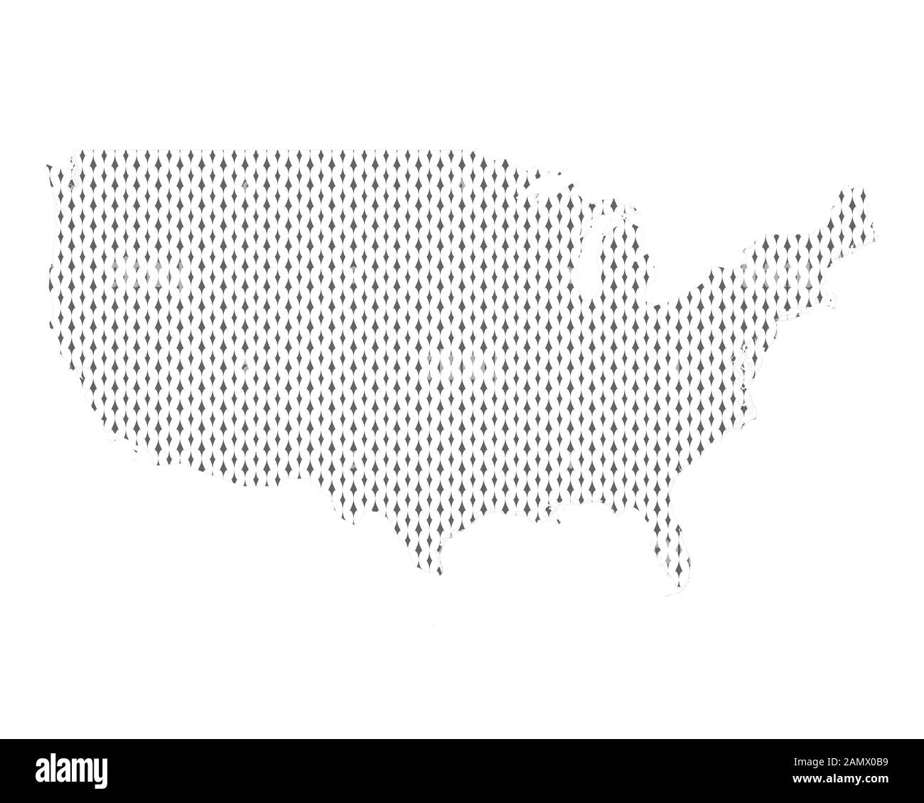 plain map of america