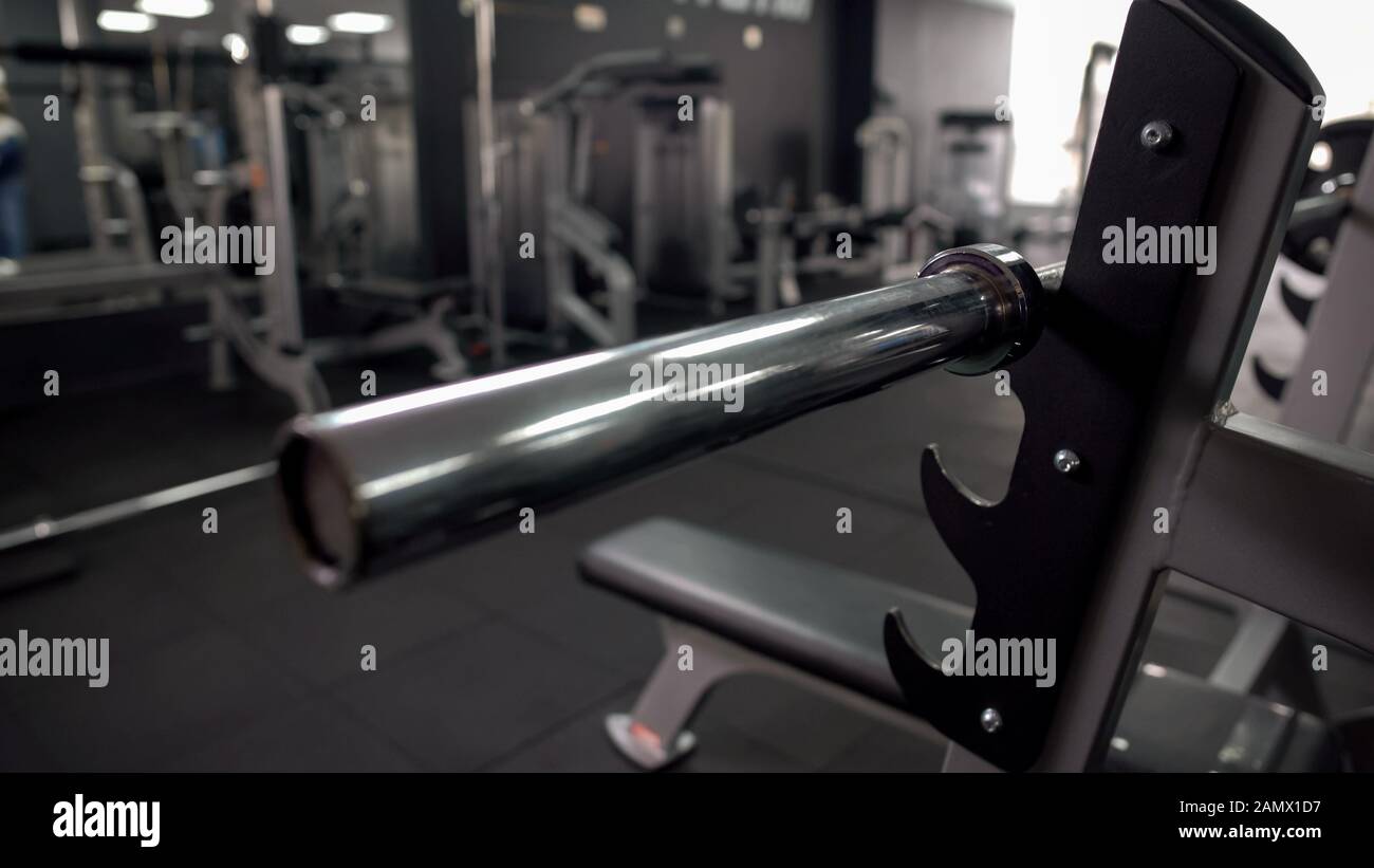 Barbell bar hi-res stock photography and images - Alamy