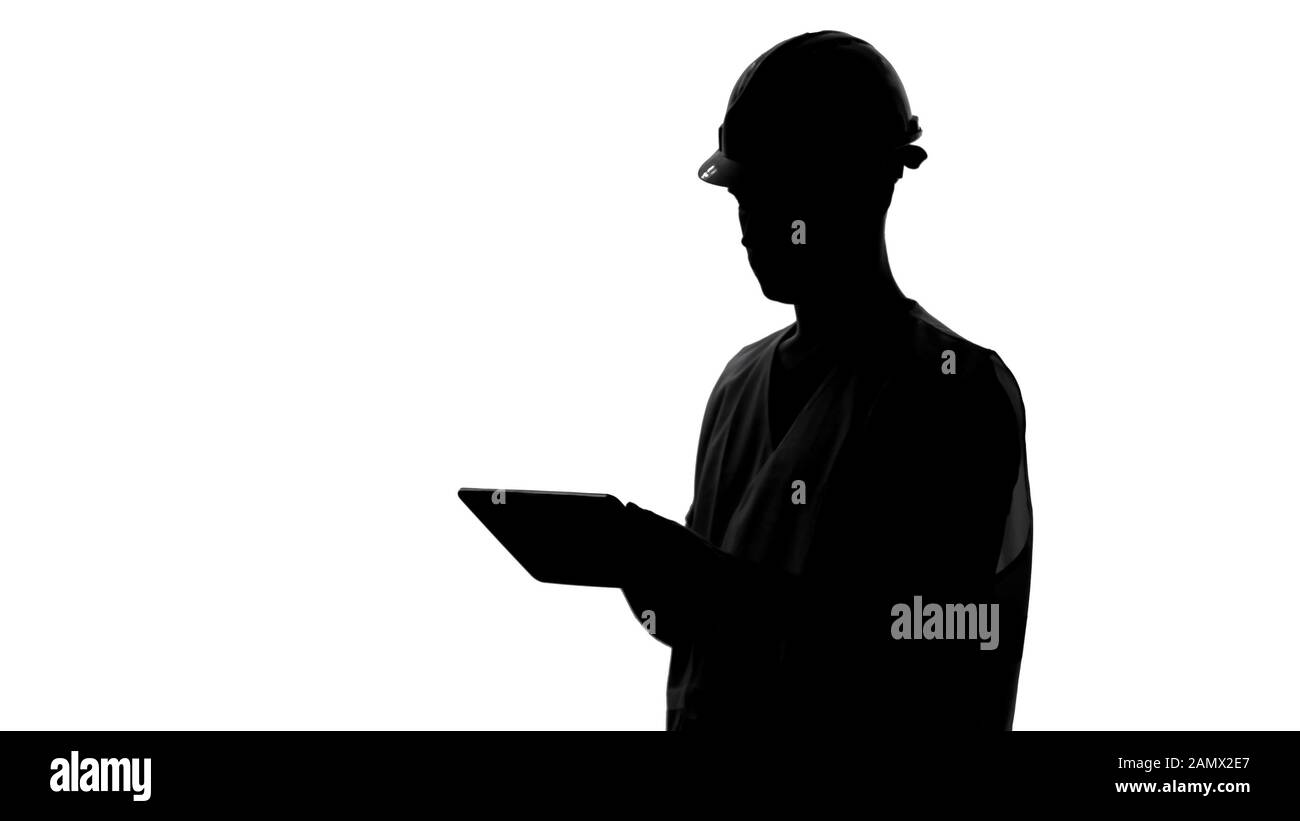 Engineer silhouette hi-res stock photography and images - Alamy Engineer silhouette hi-res stock photography and images - Alamy