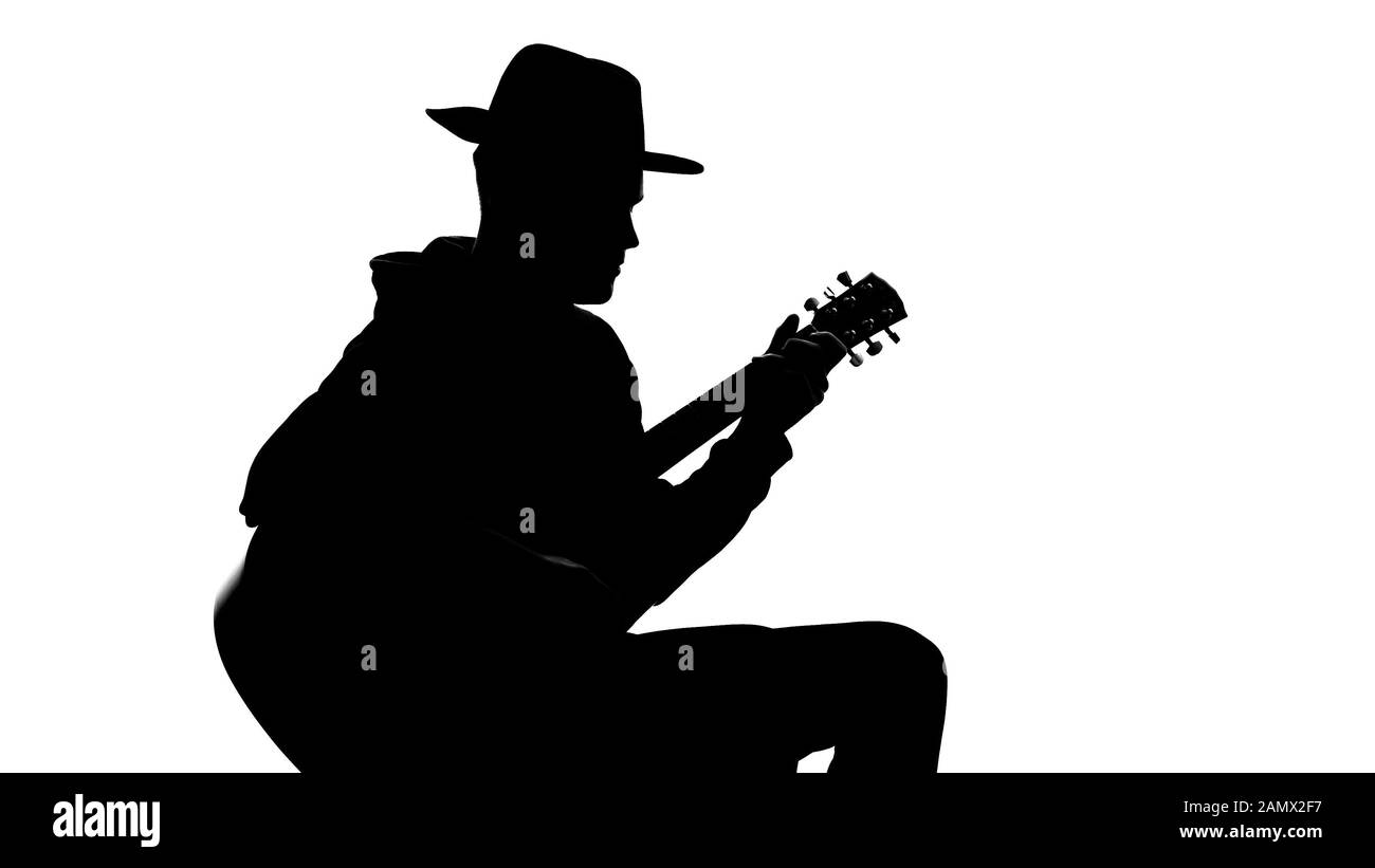 Silhouette shadow musical hi-res stock photography and images - Alamy